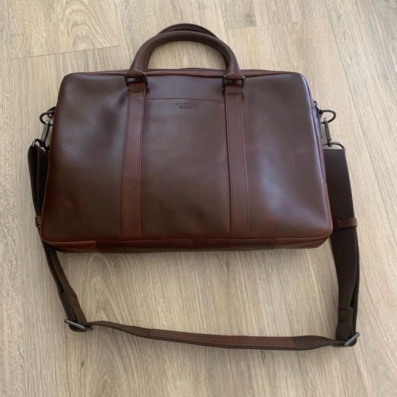 Shinola | Bags | Shinola Mens Navigator Leather Laptop Briefcase | Poshmark